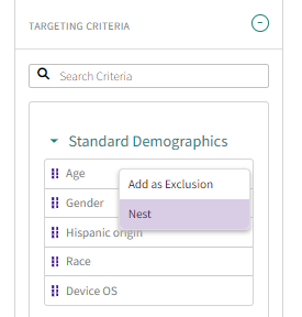 Quota Distribution, Nesting, Target Grouping and Exclusions – peeq