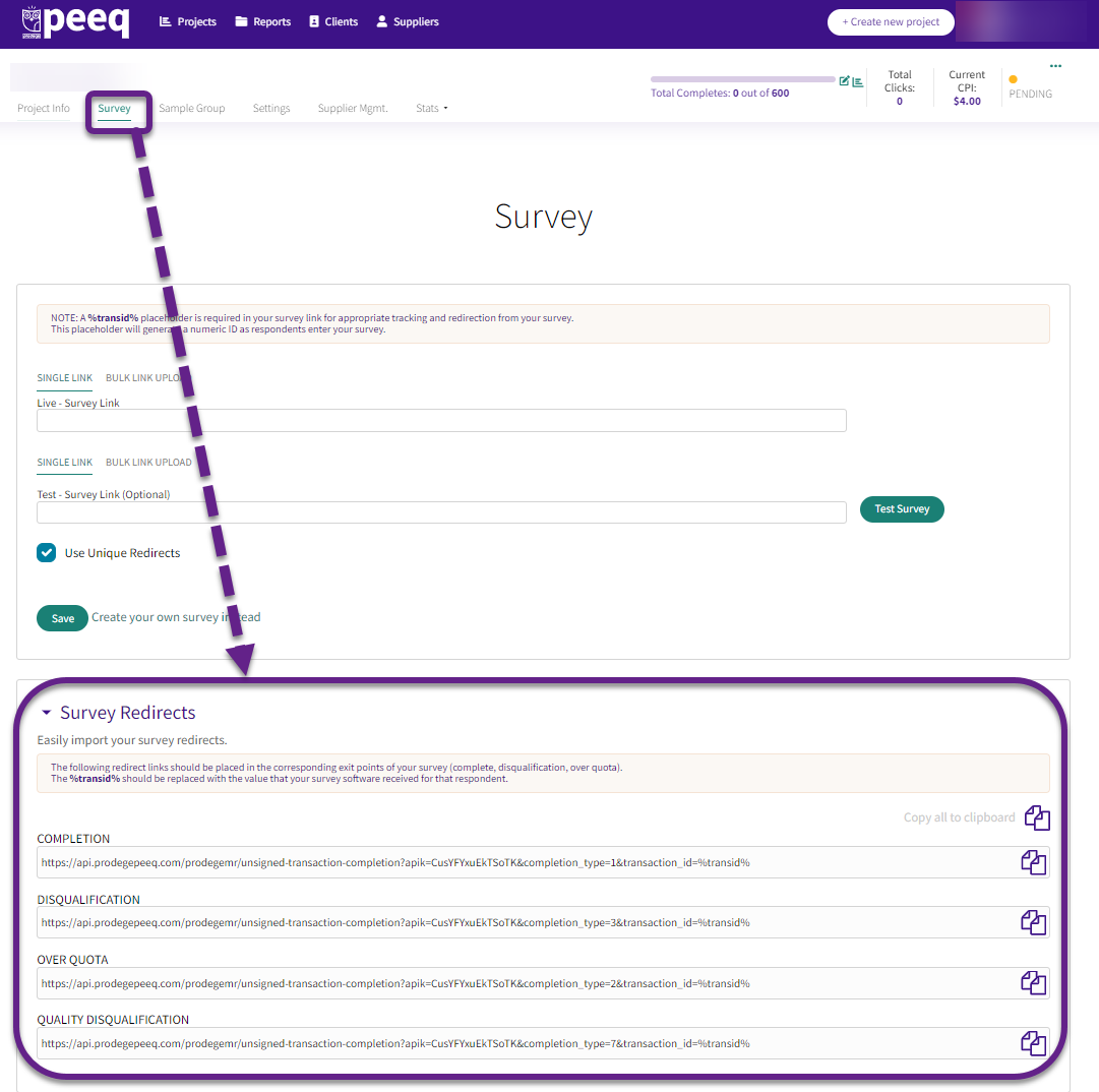 Integrating SurveyMonkey – peeq